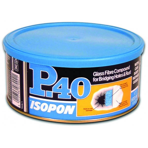 Isopon P40 Glass Fibre Repair Paste - 600ml - Motaparts