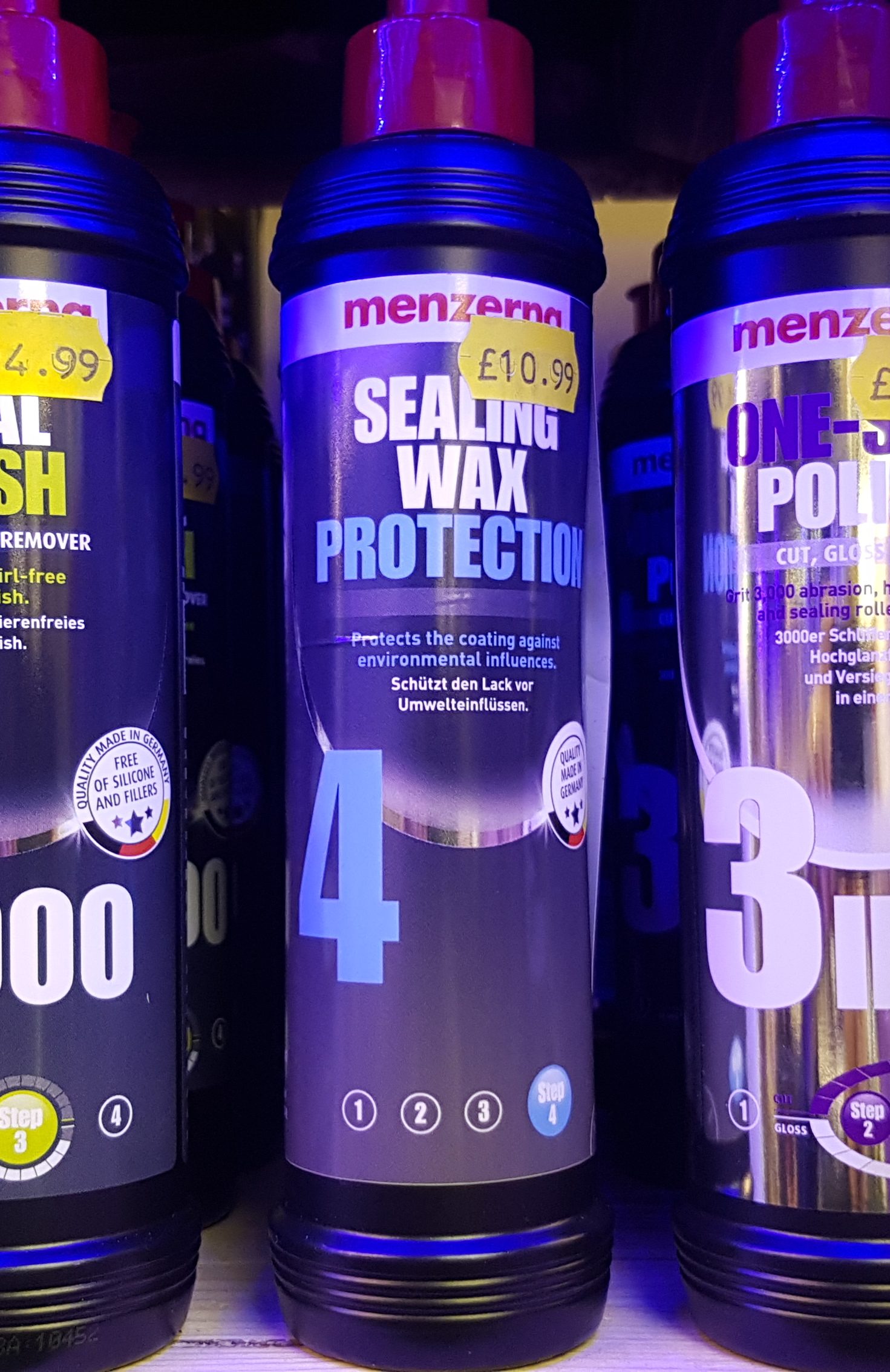 Menzerna Sealing Wax Protection 250ml - Motaparts