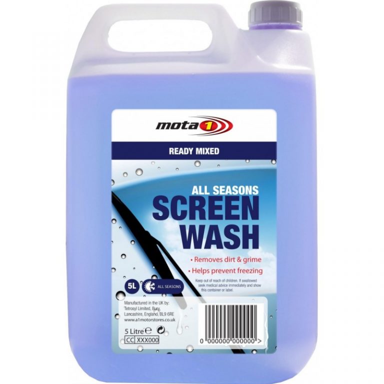 5 litre ready mixed screenwash - Motaparts